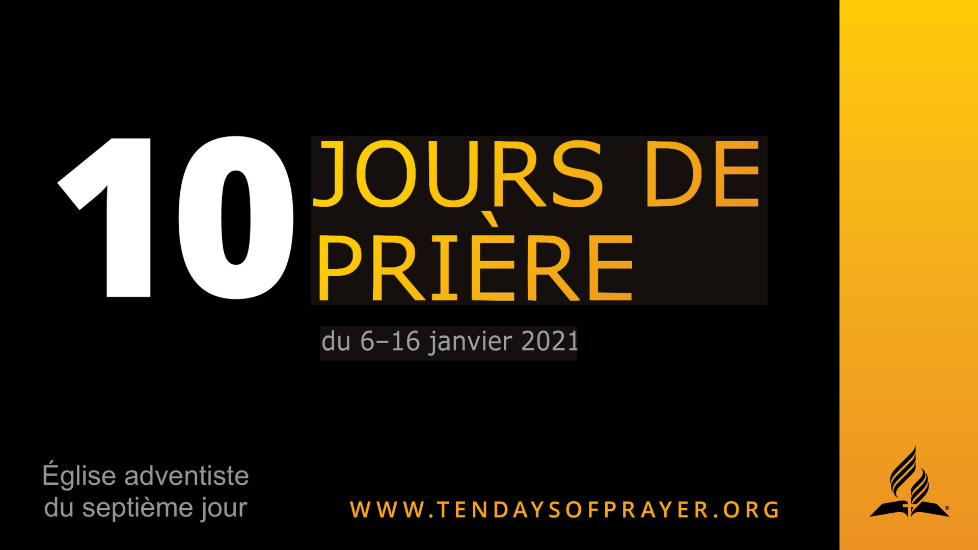 Les 10 jours de prière - En quête d’un réveil spirituel - Adventiste FFN