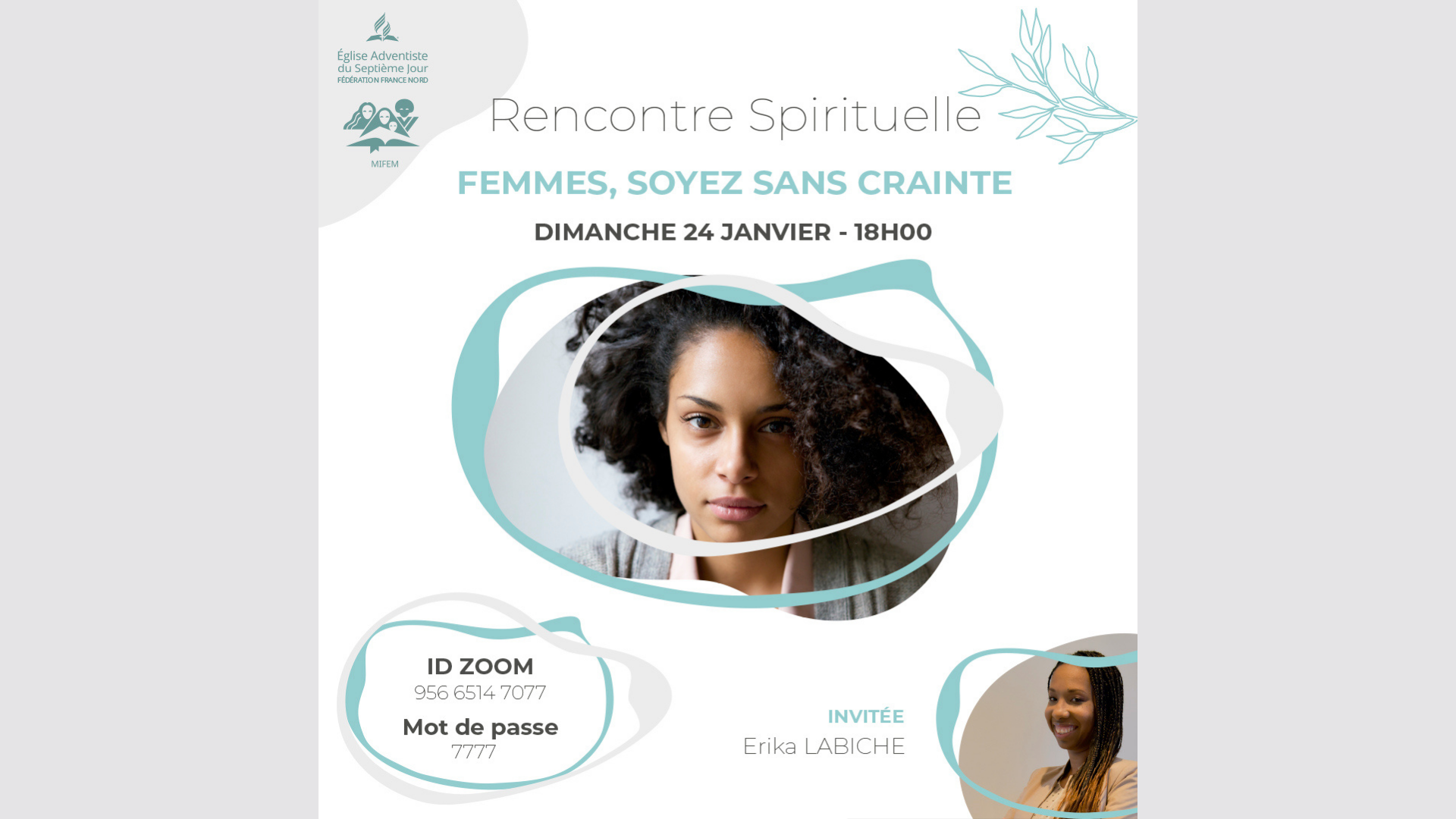 Visioconférence MIFEM "Femmes soyez sans crainte" - Adventiste FFN