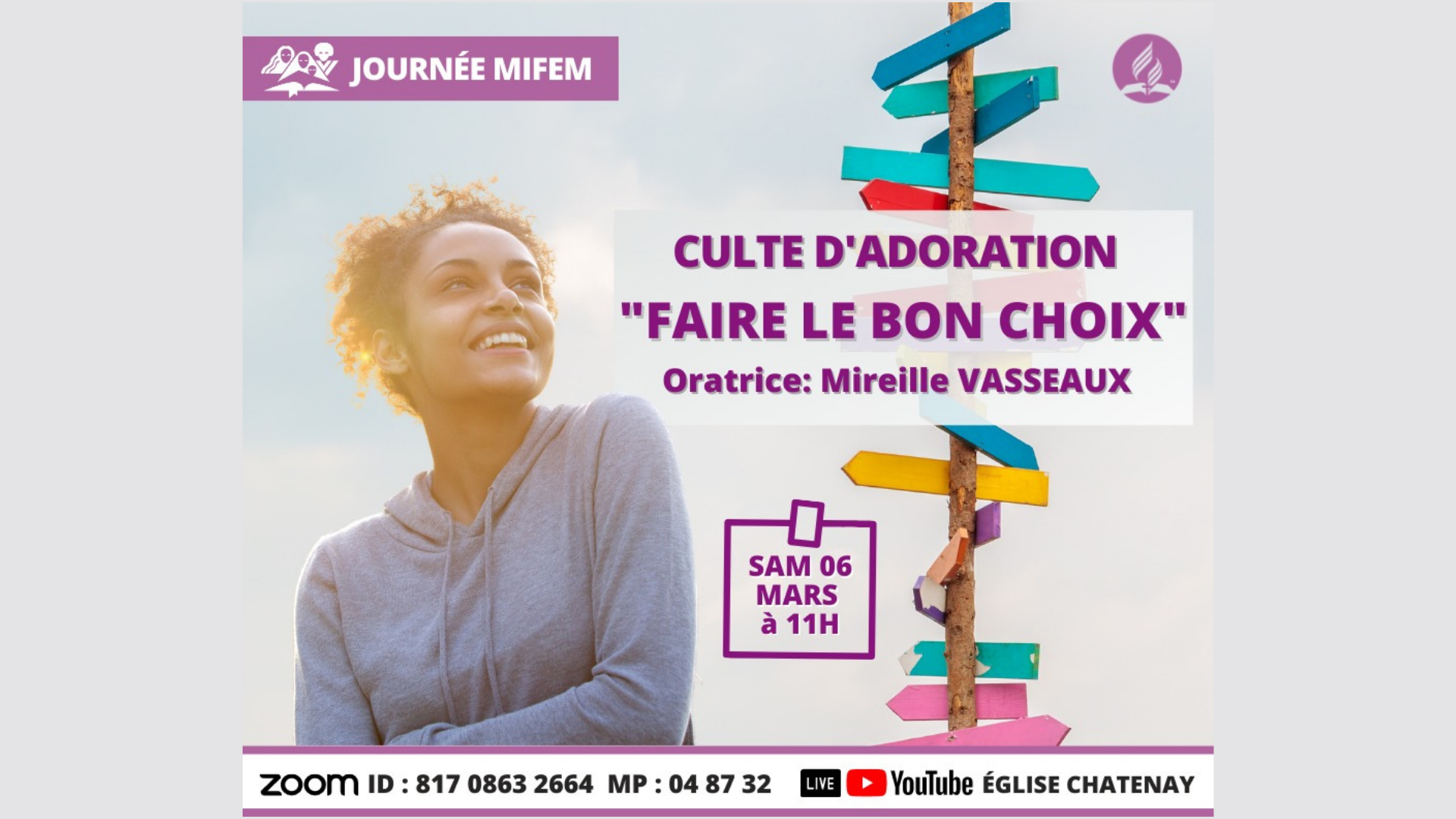 Journée MIFEM le 06 mars à Châtenay-Malabry - Adventiste FFN