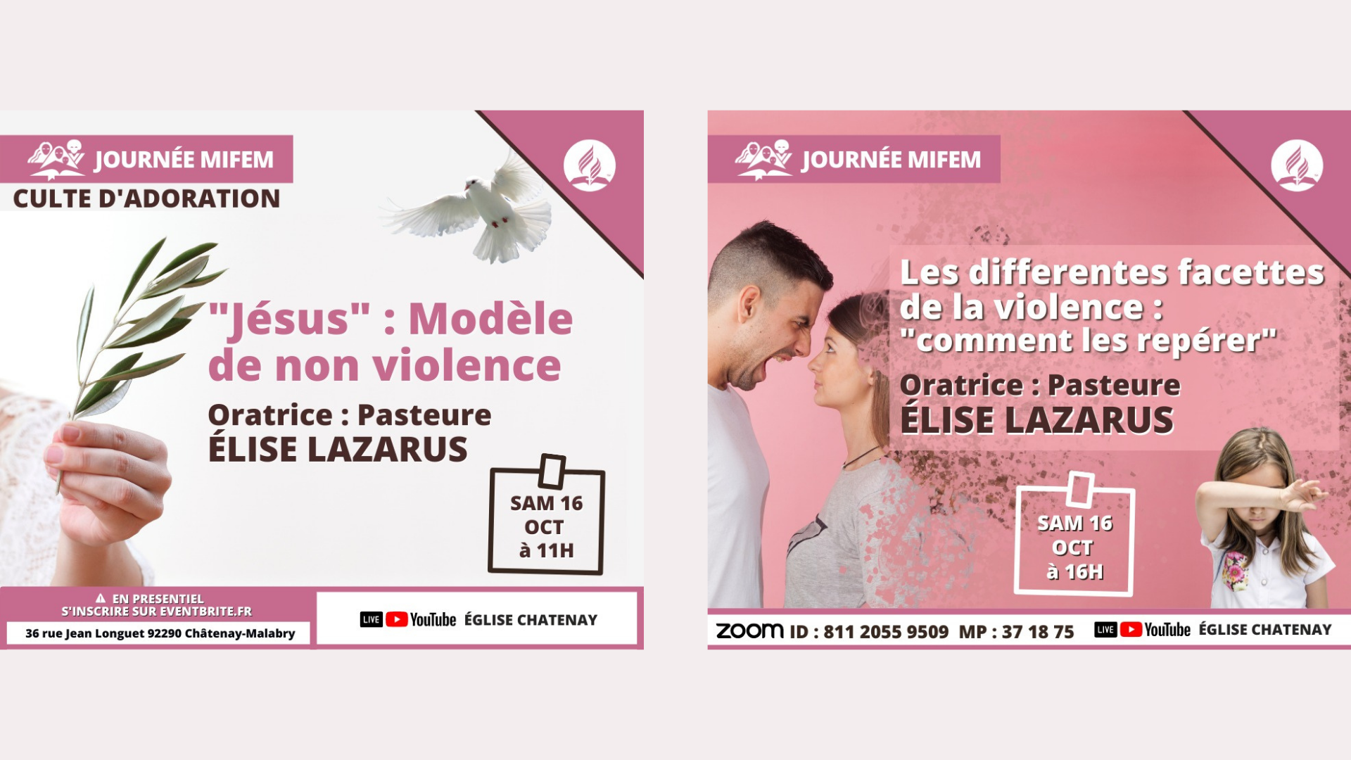 Journée MIFEM le samedi 16 octobre à Chatenay Malabry - Adventiste FFN