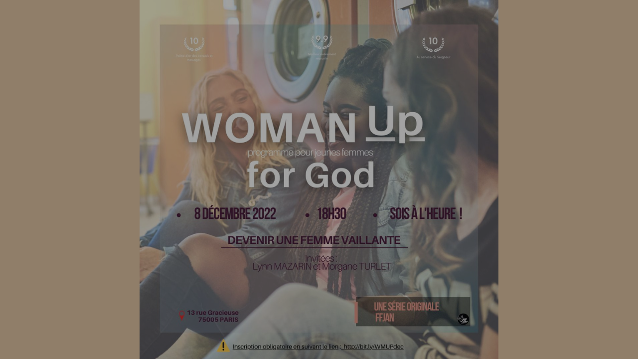 Woman Up for God - Adventiste FFN