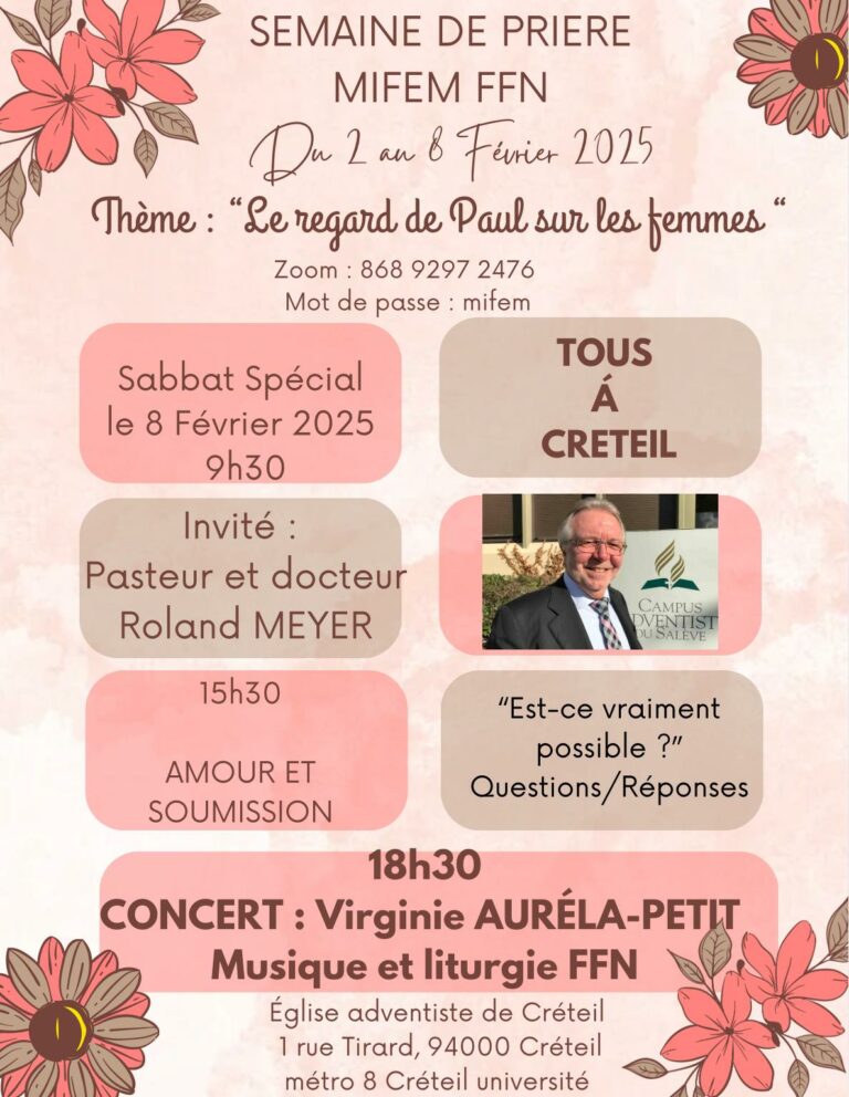 Sabbat spécial MIFEM - Adventiste FFN