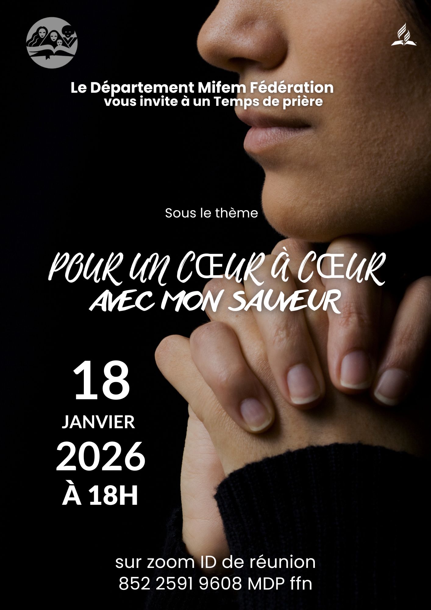 Pour un cœur à cœur : Le temps de prière MIFEM - Adventiste FFN